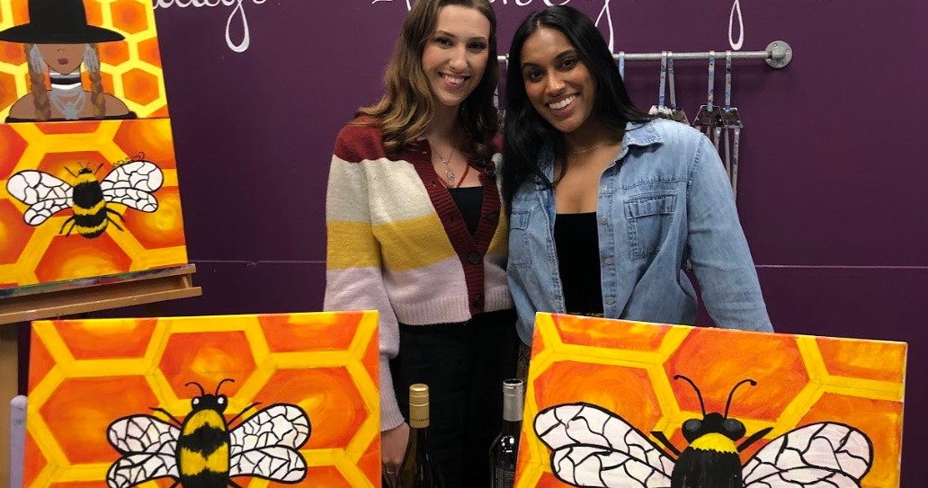 Valentine’s Paint & Sip | Pipe and Palette